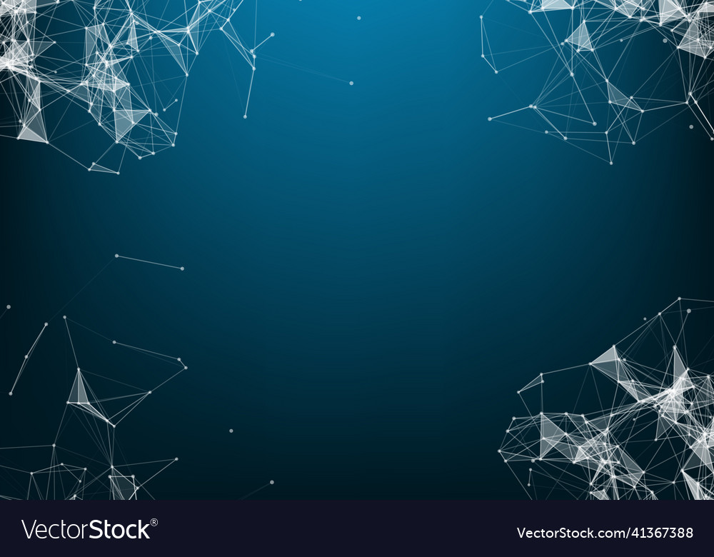 Abstract particles and lines plexus effect Vector Image Abstract particles and lines plexus effect Vector Image
