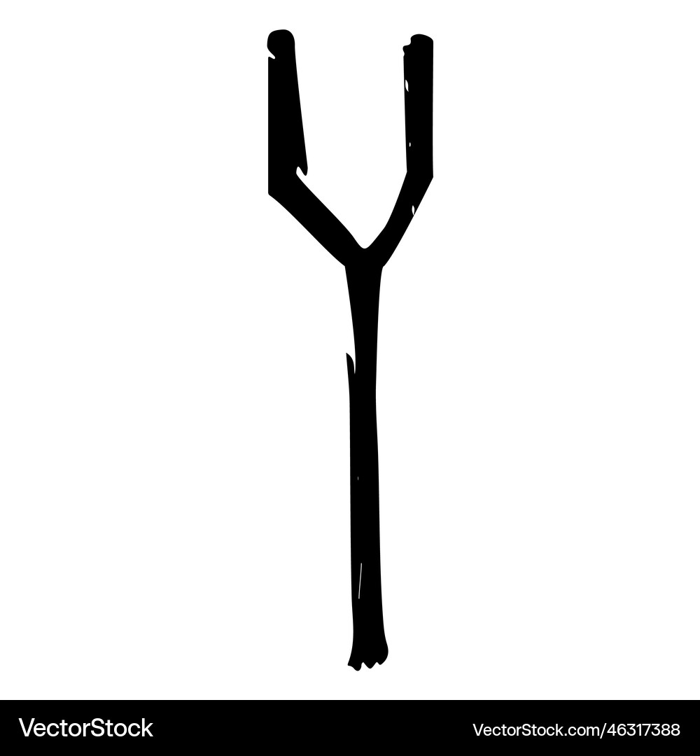 Alphabet letter y vandal Royalty Free Vector Image