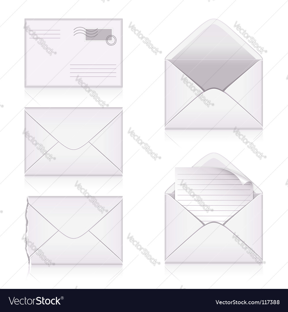 Envelopes Royalty Free Vector Image - VectorStock