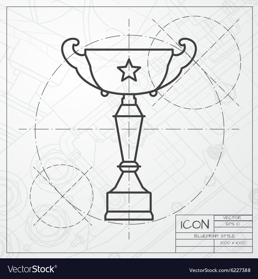 Flat trophy Royalty Free Vector Image - VectorStock