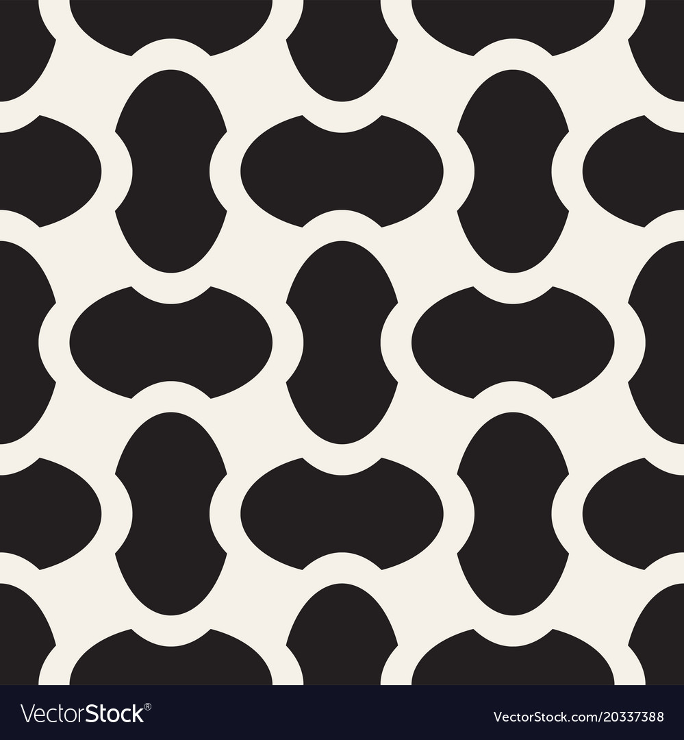 Geometric seamless pattern with curved Royalty Free Vector
