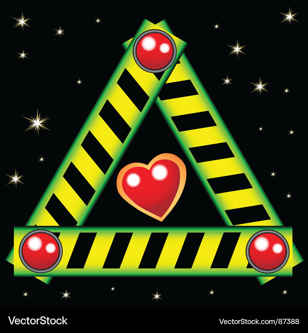Love under construction Royalty Free Vector Image