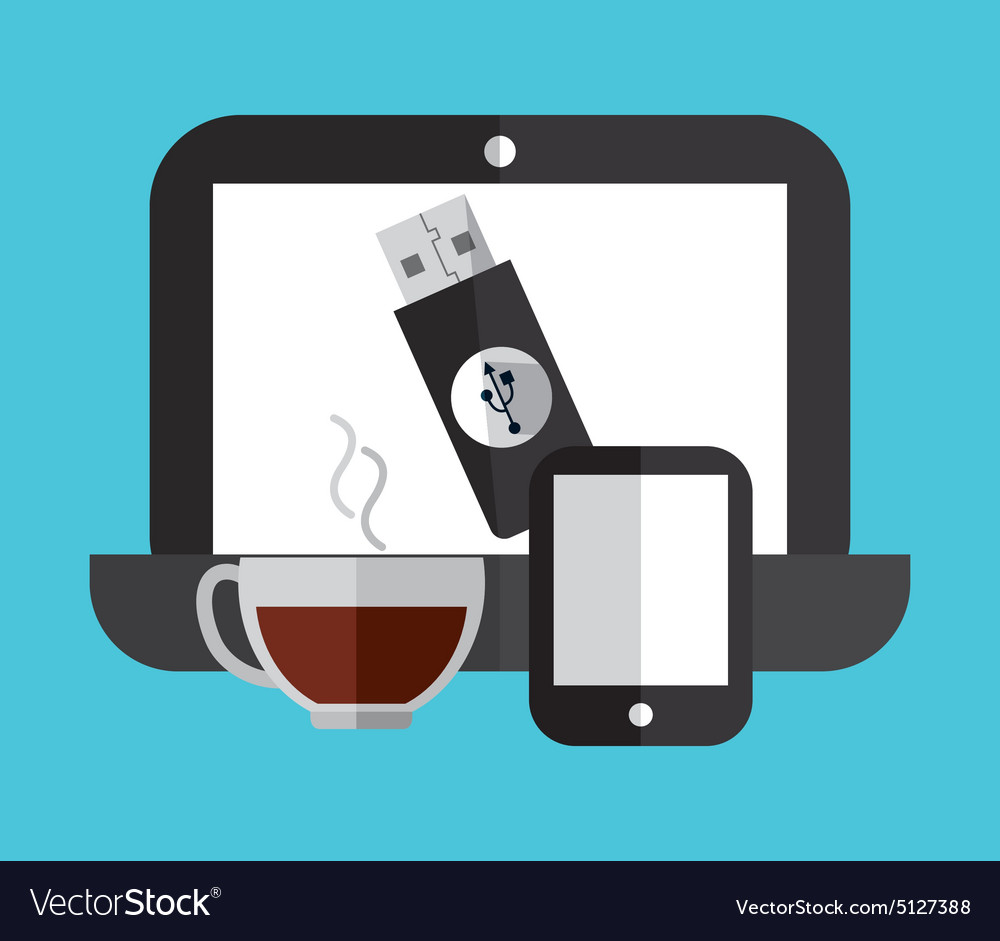 Tech gadgets Royalty Free Vector Image - VectorStock