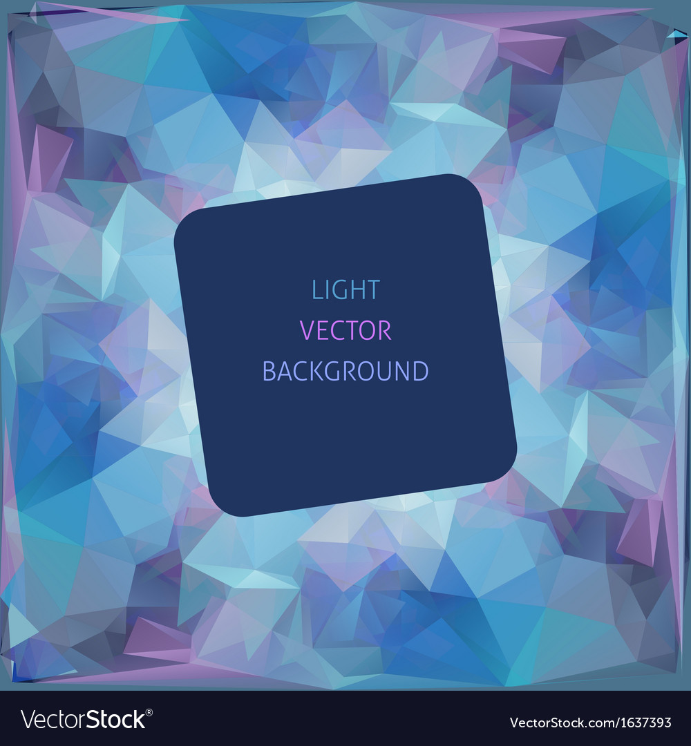 Abstract geometric triangular background Vector Image