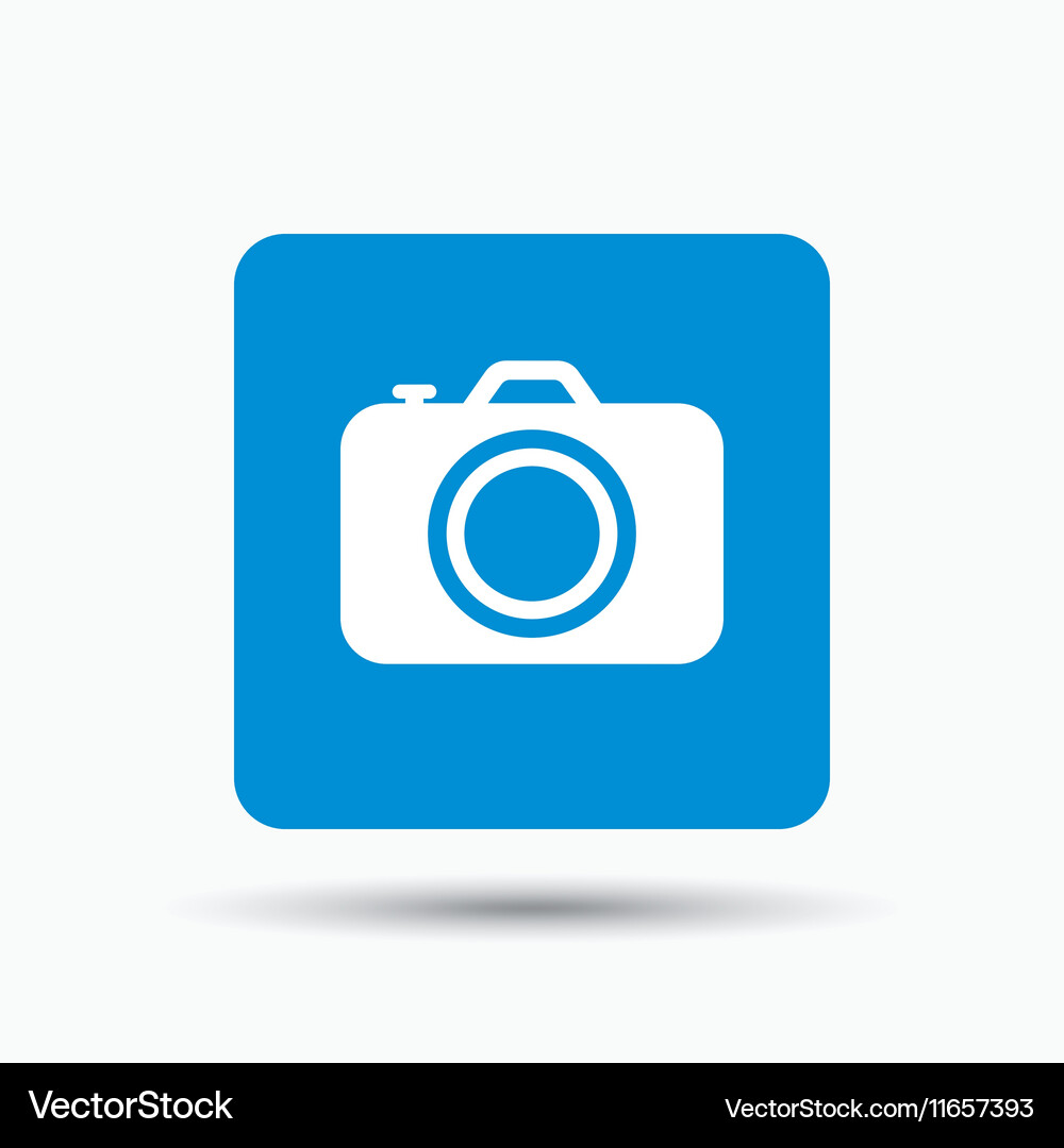 Camera icon professional photocamera sign Vector Image