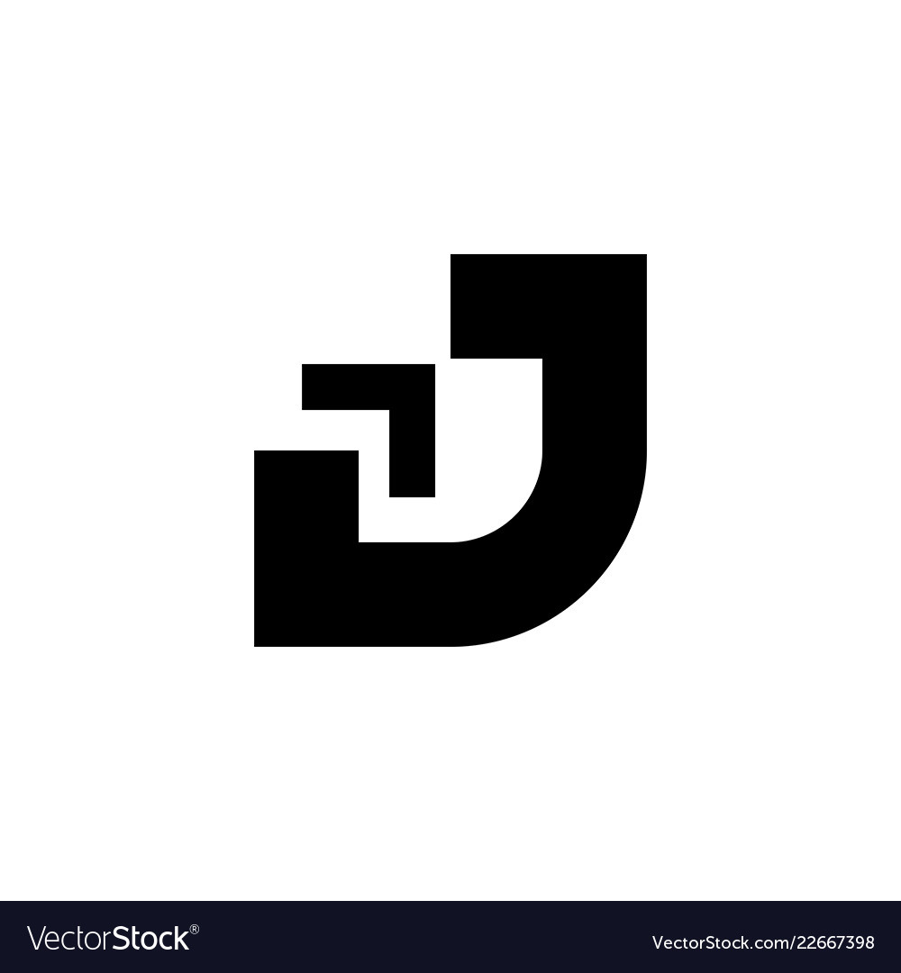 J letter logo Royalty Free Vector Image - VectorStock