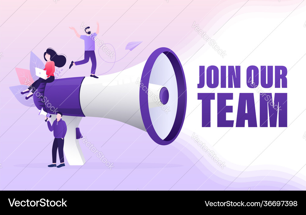 Join our team people great design for any Vector Image