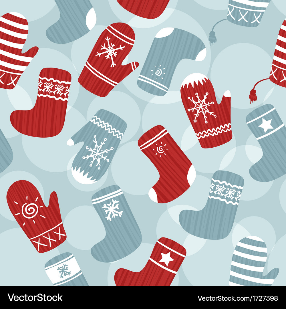 Seamless christmas background Royalty Free Vector Image