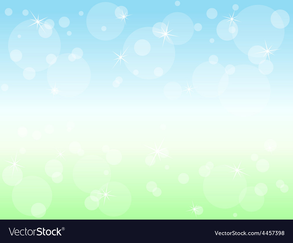 Soft Grass And Sky Background Royalty Free Vector Image