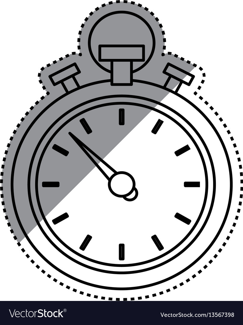 Sport Chronometer Timer Royalty Free Vector Image
