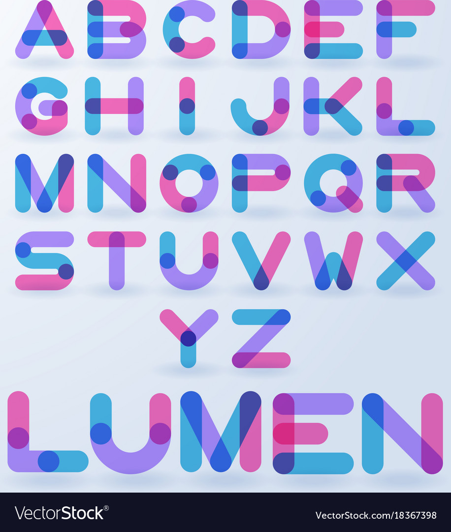 Transparent abc Royalty Free Vector Image - VectorStock