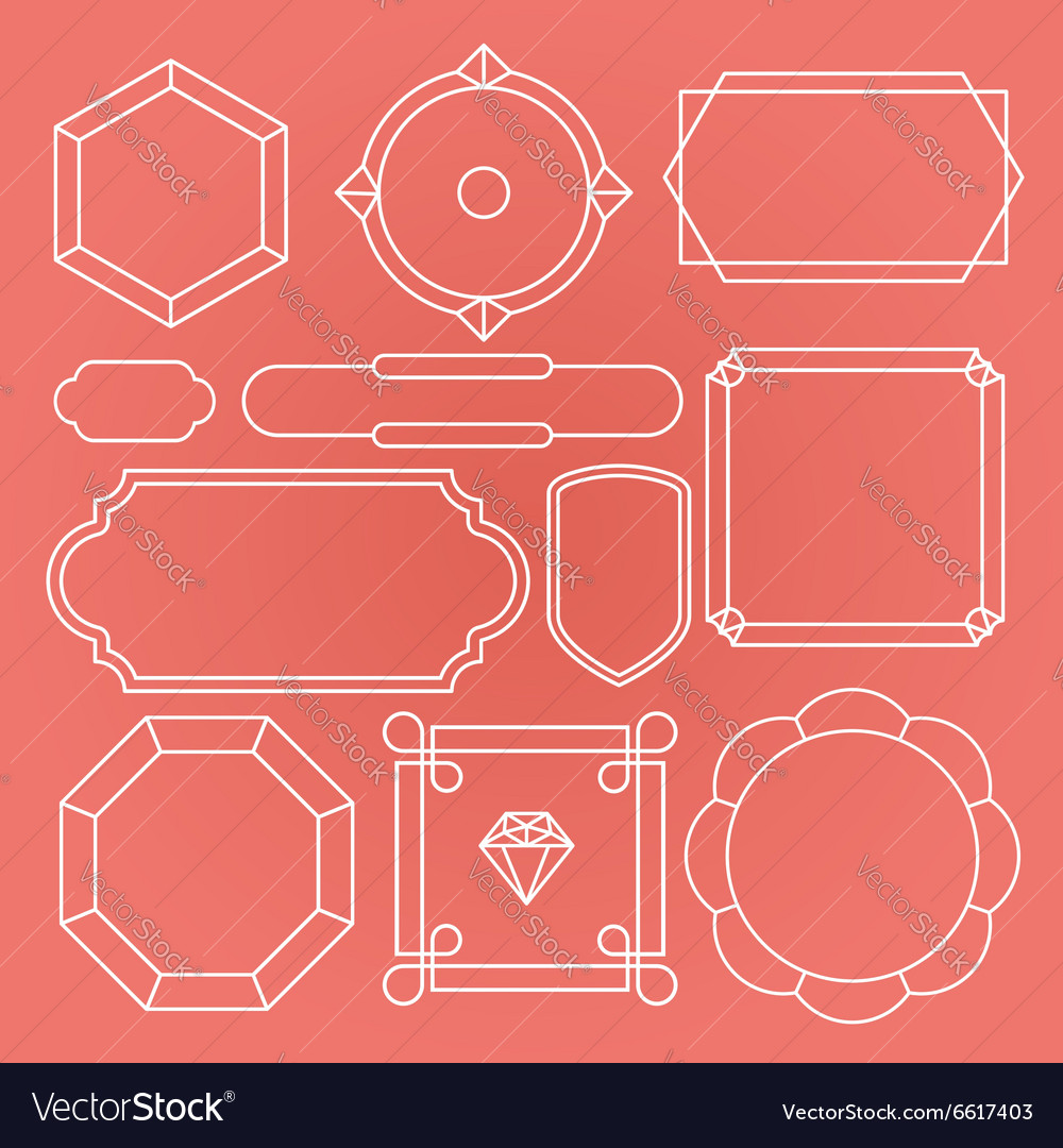 11 elements Royalty Free Vector Image - VectorStock