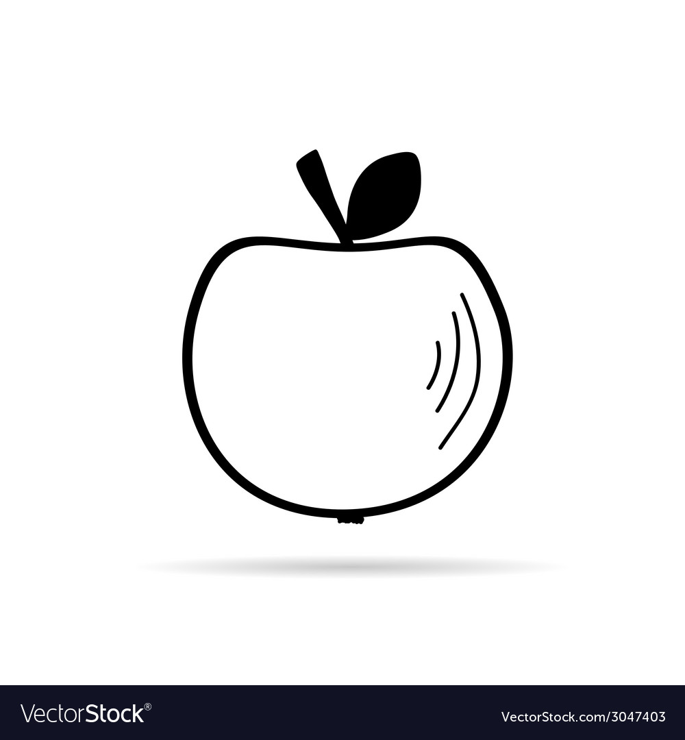 Apple Royalty Free Vector Image - VectorStock