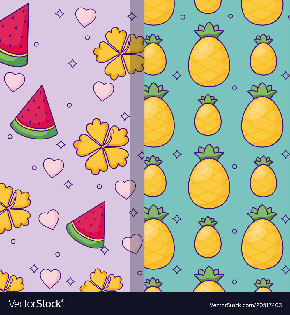 Colorful patterns design Royalty Free Vector Image