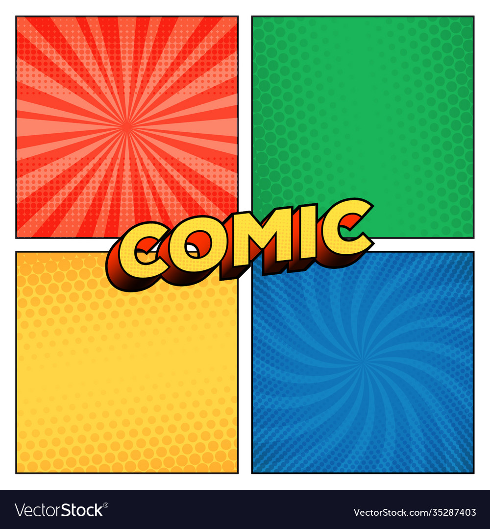 Comic style panels Royalty Free Vector Image - VectorStock