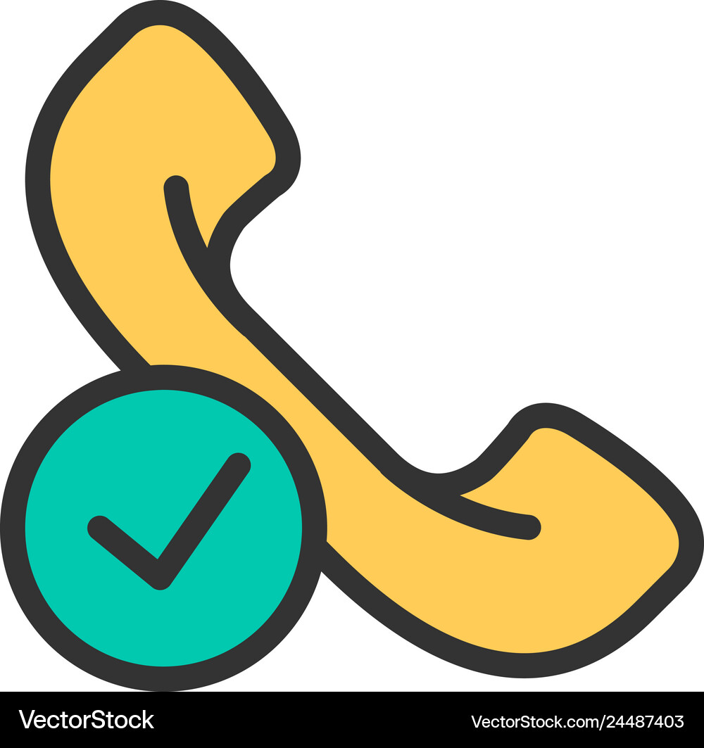 Phone call icon design interaction icon design Vector Image