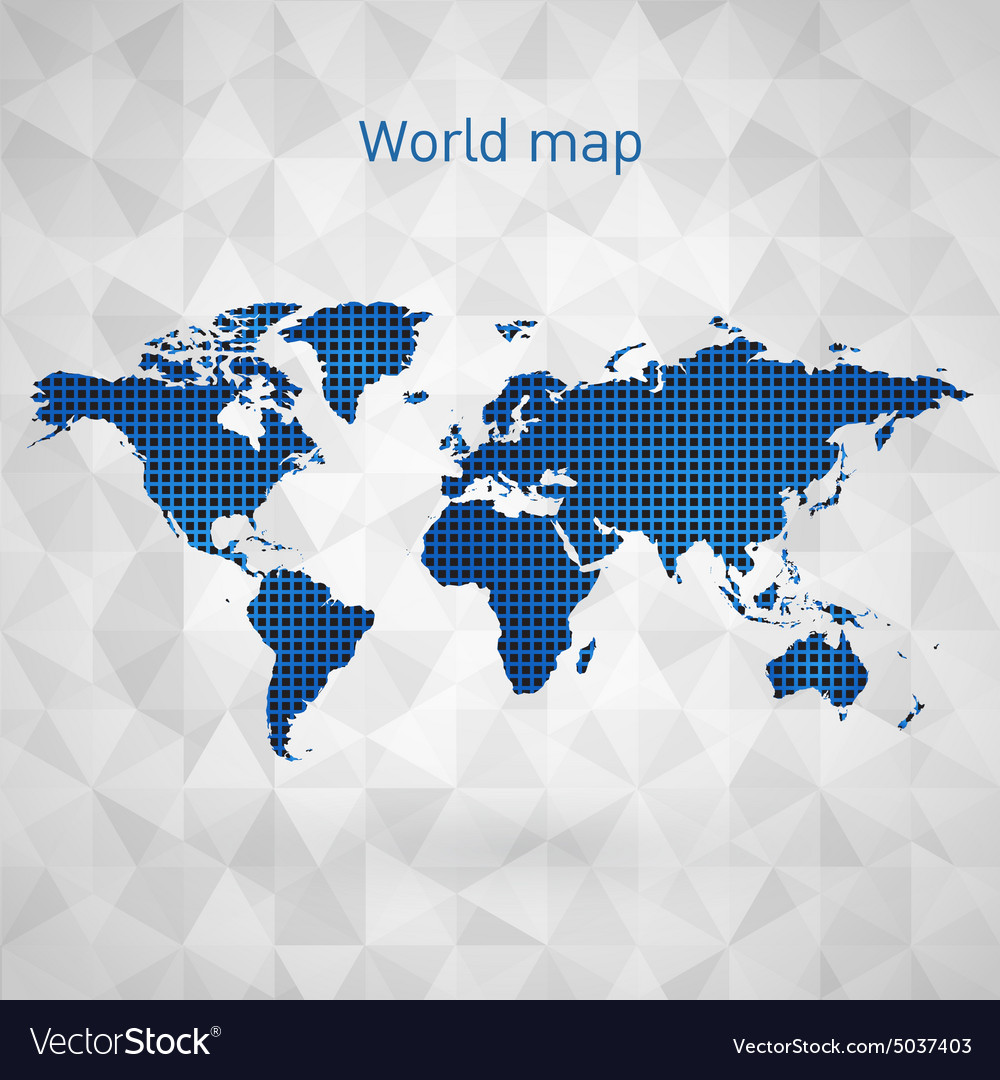 World map Royalty Free Vector Image - VectorStock