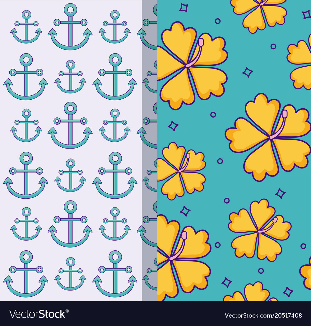 Colorful patterns design Royalty Free Vector Image