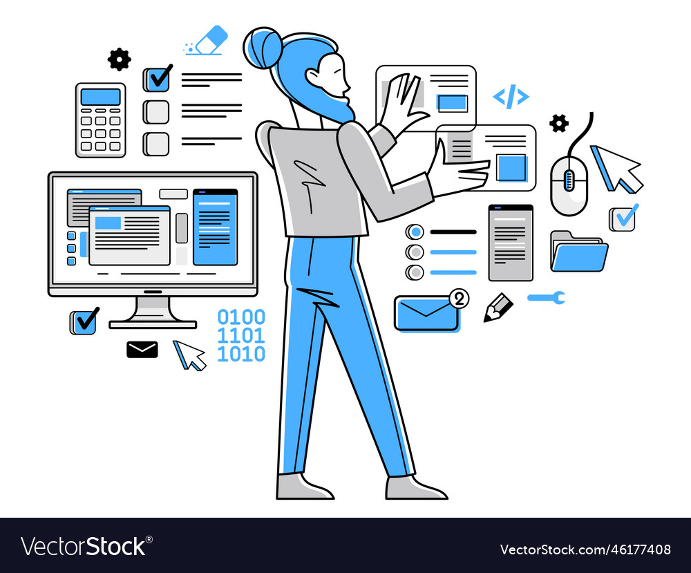 Data Systematization Collecting And Analyzing Vector Image