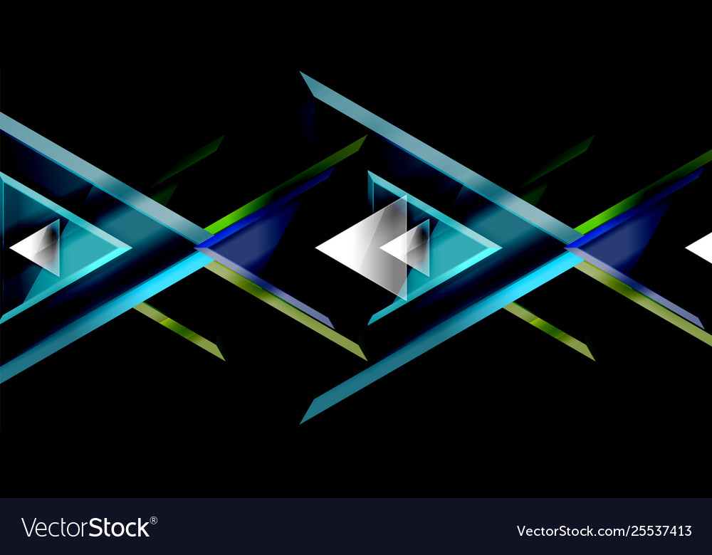 Triangle abstract background Royalty Free Vector Image