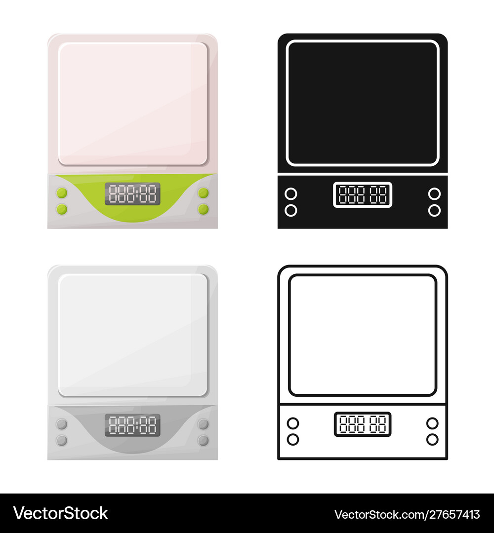 Weight and scales sign Royalty Free Vector Image