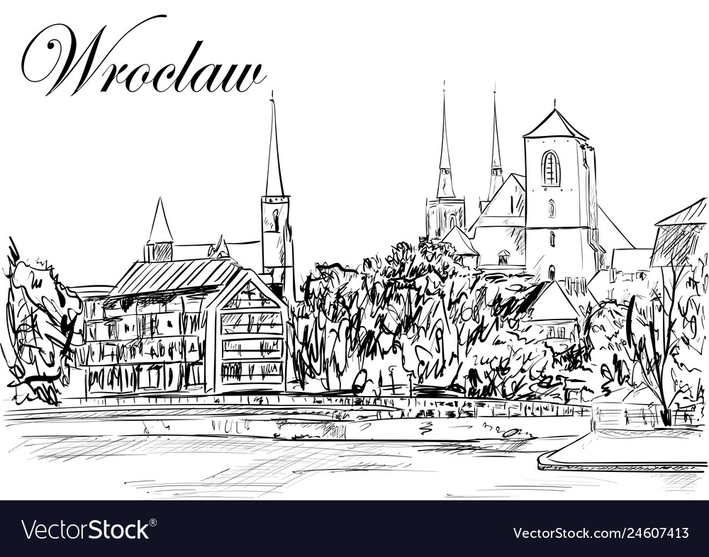 Wroclaw Royalty Free Vector Image - VectorStock