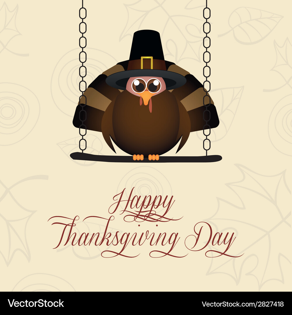 Abstract thanksgiving day background with special Vector Image