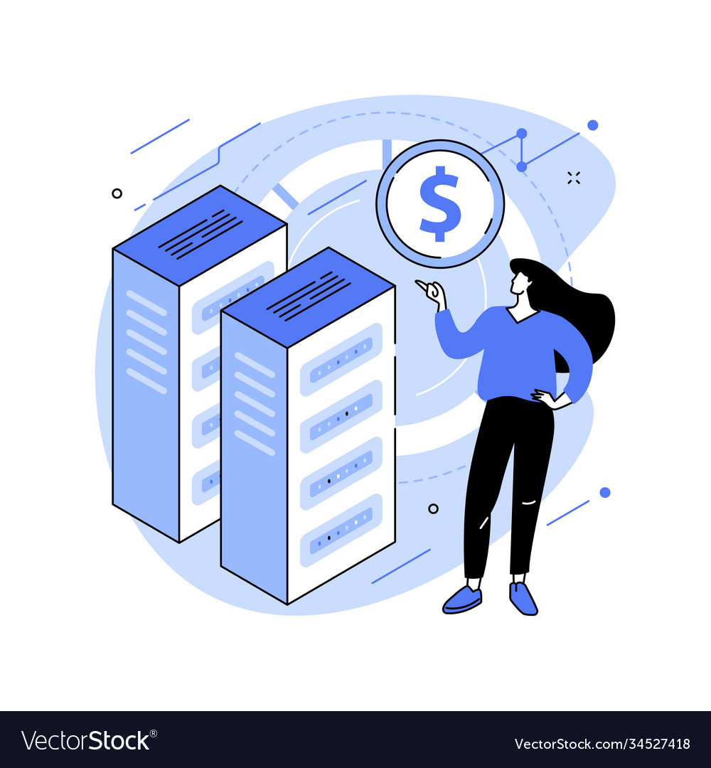 Data monetization abstract concept Royalty Free Vector Image Data monetization abstract concept Royalty Free Vector Image