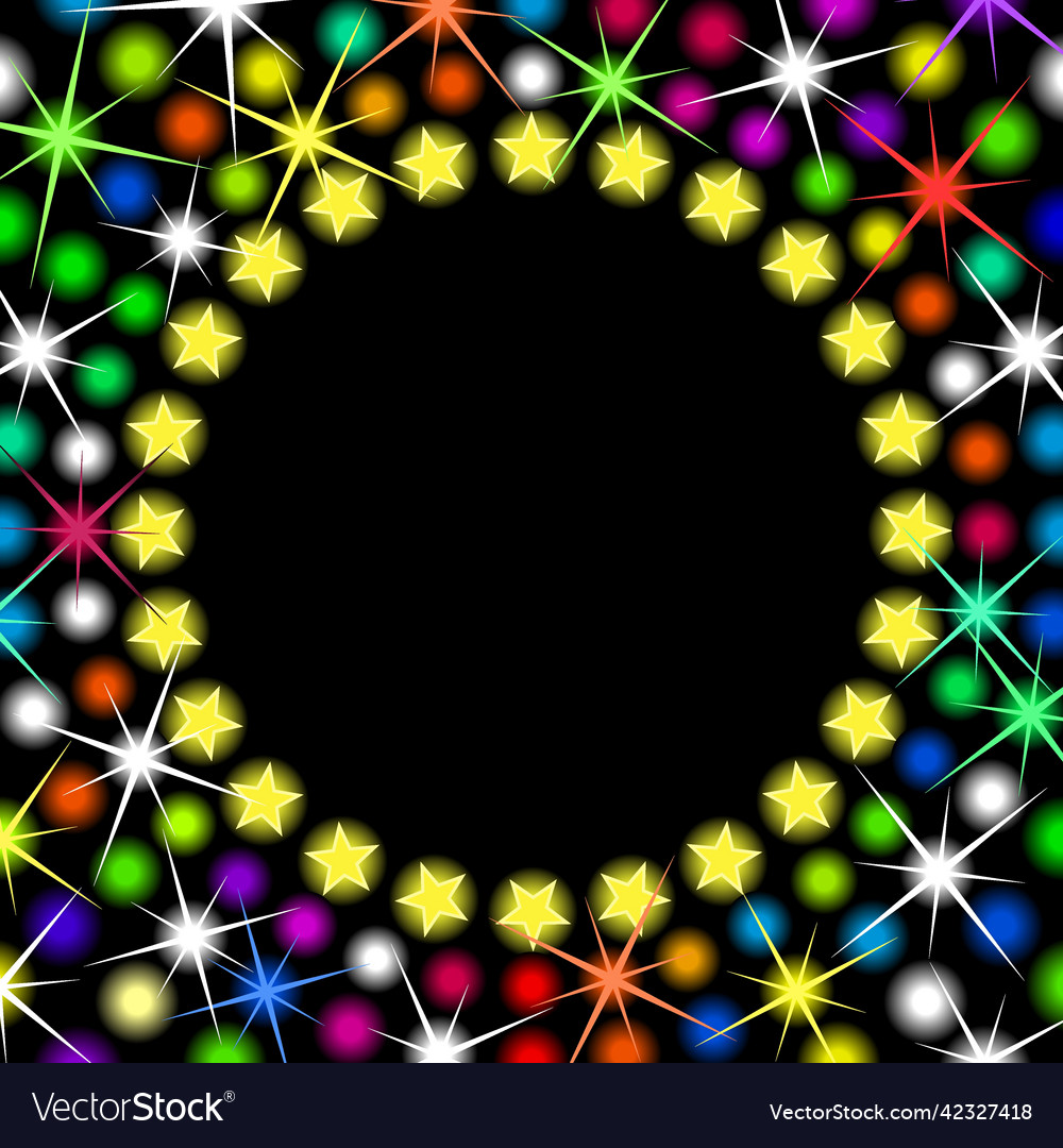 Star frame Royalty Free Vector Image - VectorStock