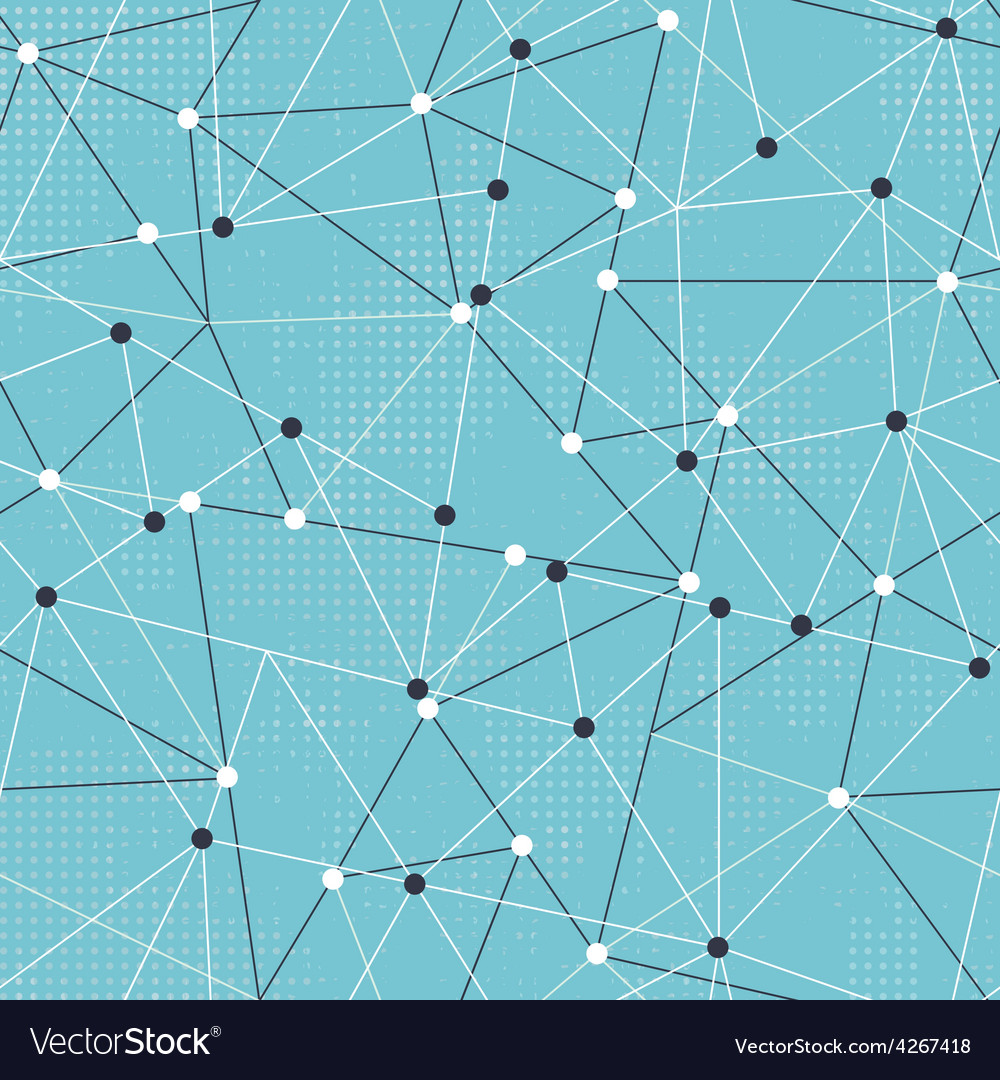 Tech triangle seamless pattern Royalty Free Vector Image