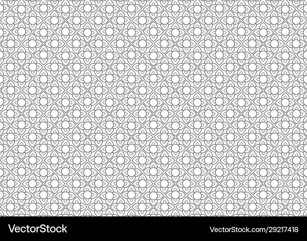 Thai pattern on white background Royalty Free Vector Image