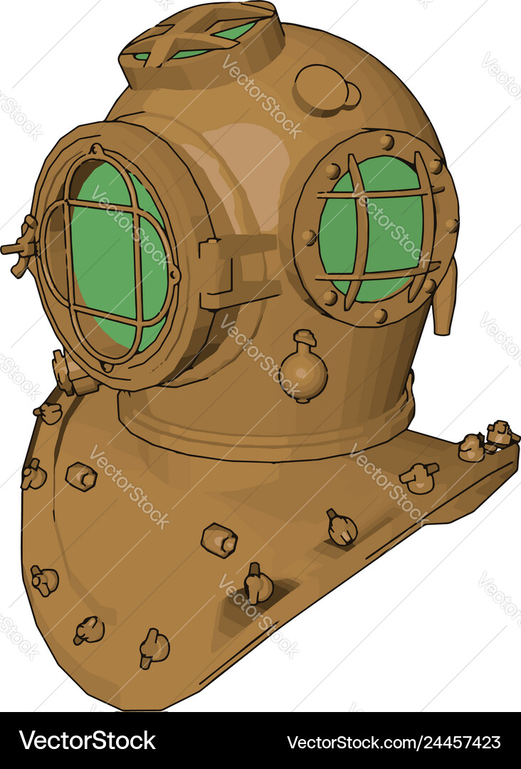 A safety oxygen mask or color Royalty Free Vector Image