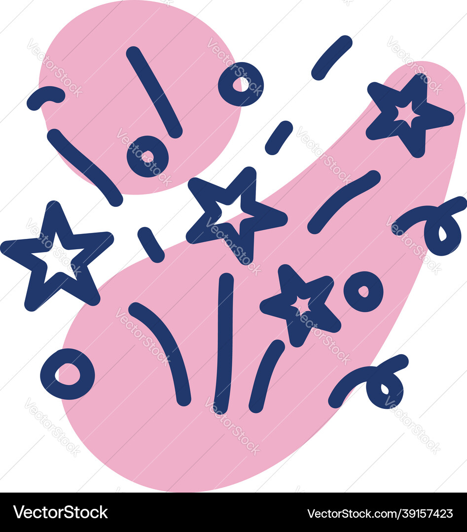 Birthday surprise on a white background Royalty Free Vector