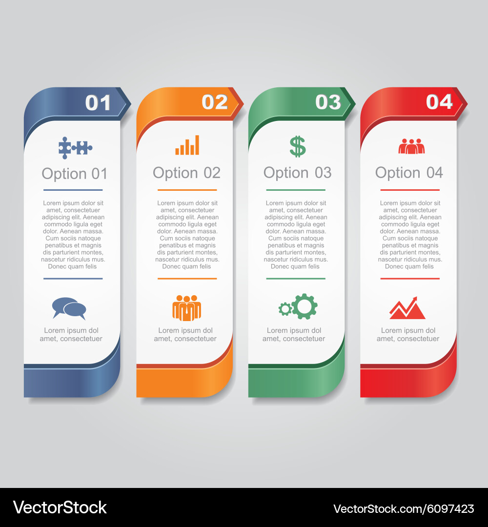 Infographic report template layout Royalty Free Vector Image