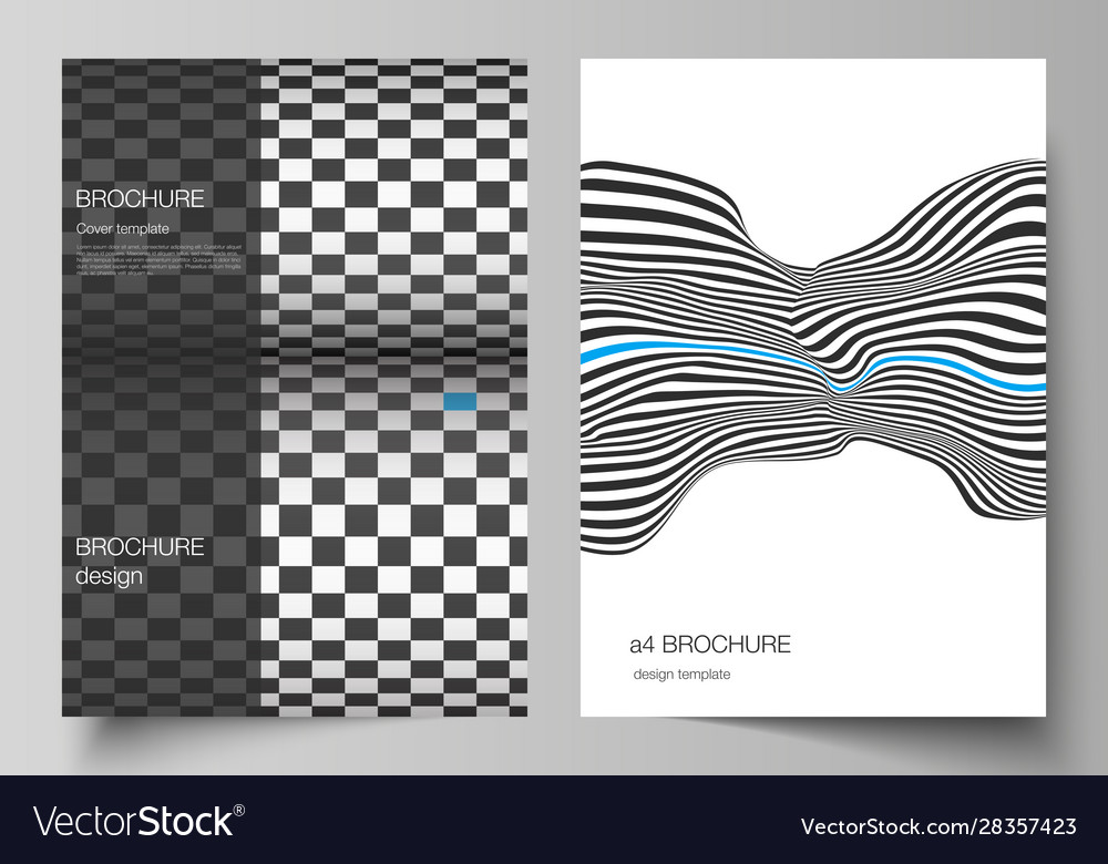 Layout a4 format modern Royalty Free Vector Image