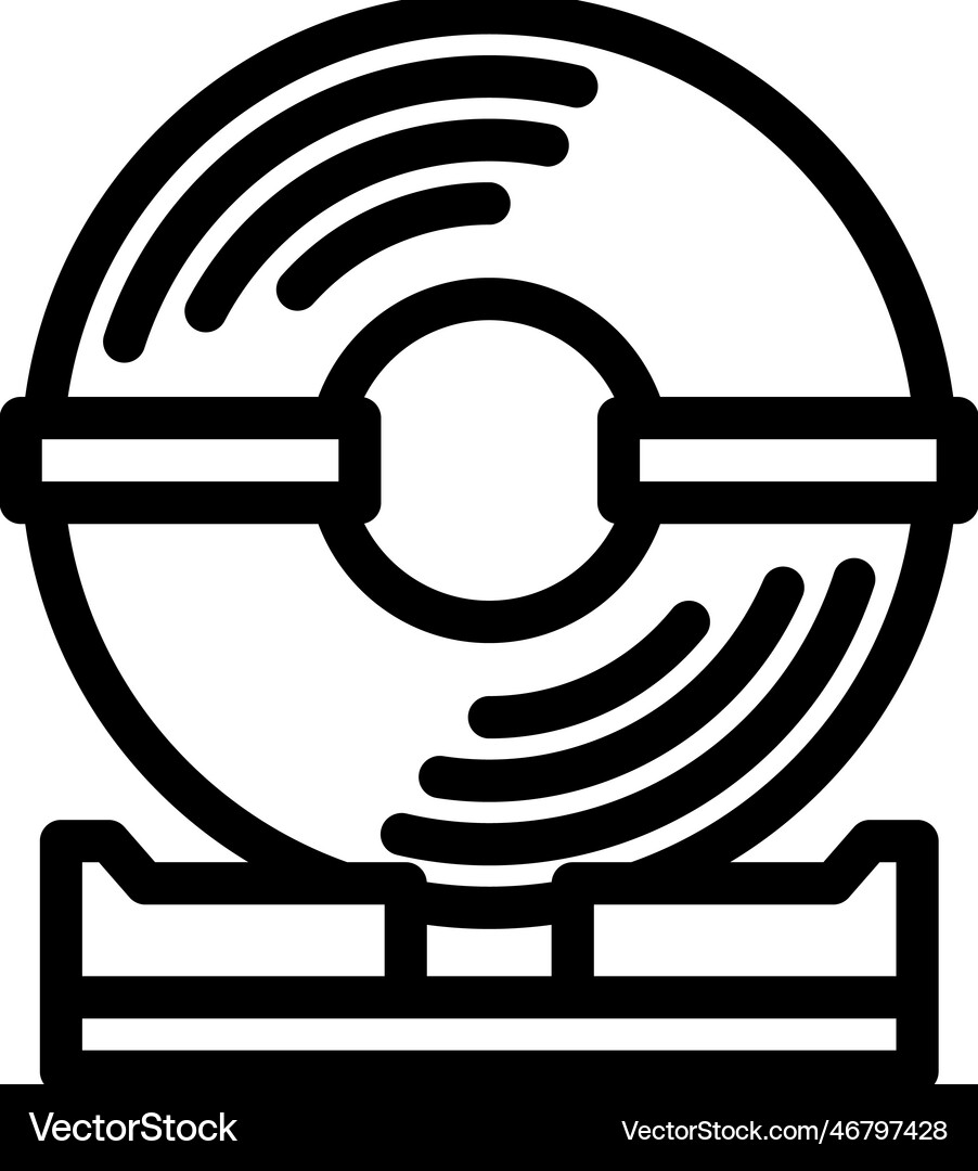 Coil steel production line icon Royalty Free Vector Image