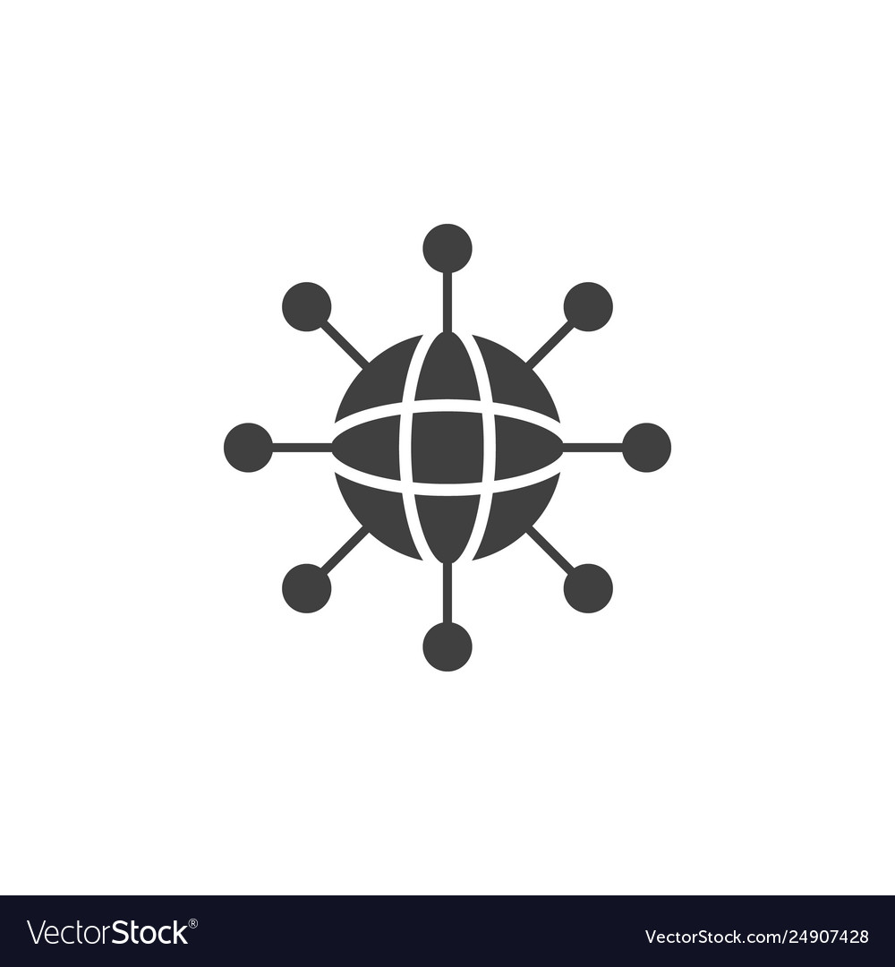 Database server network icon element of Royalty Free Vector