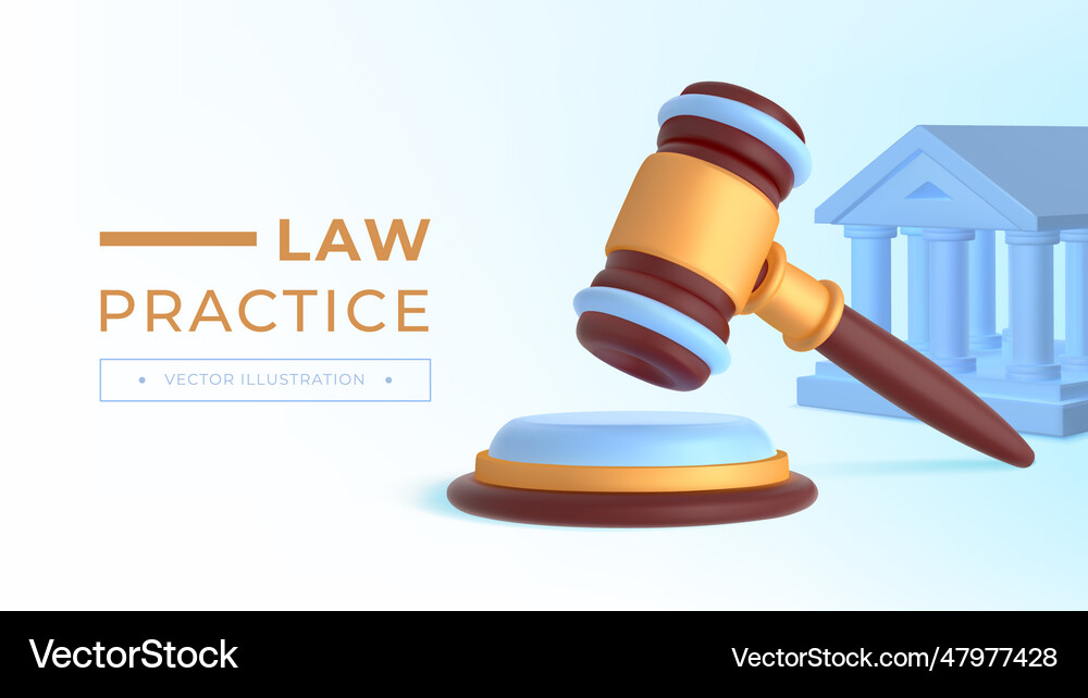 Web page of law and justice Royalty Free Vector Image