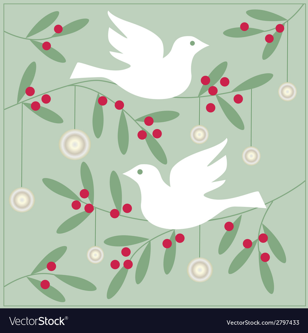 Doves Royalty Free Vector Image - VectorStock