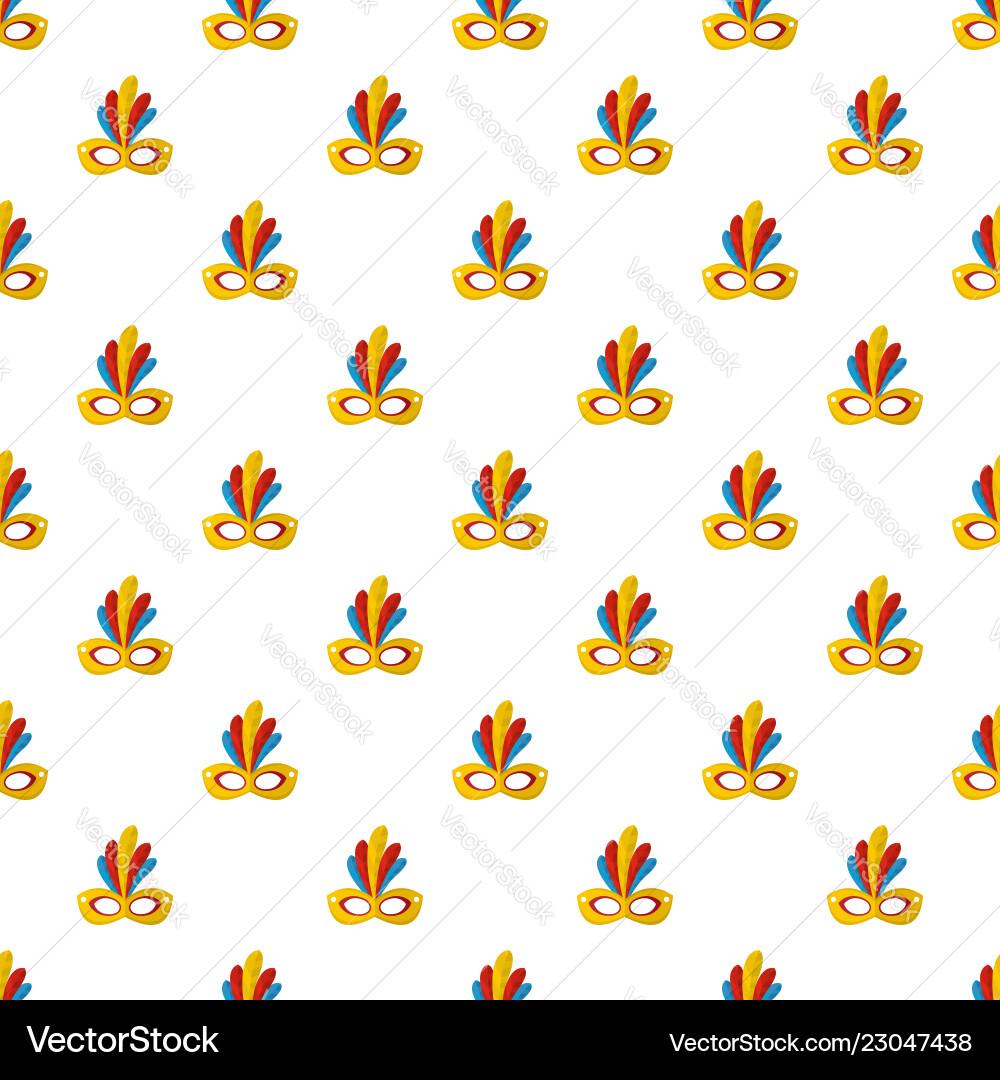 Brazilian carnival pattern seamless Royalty Free Vector