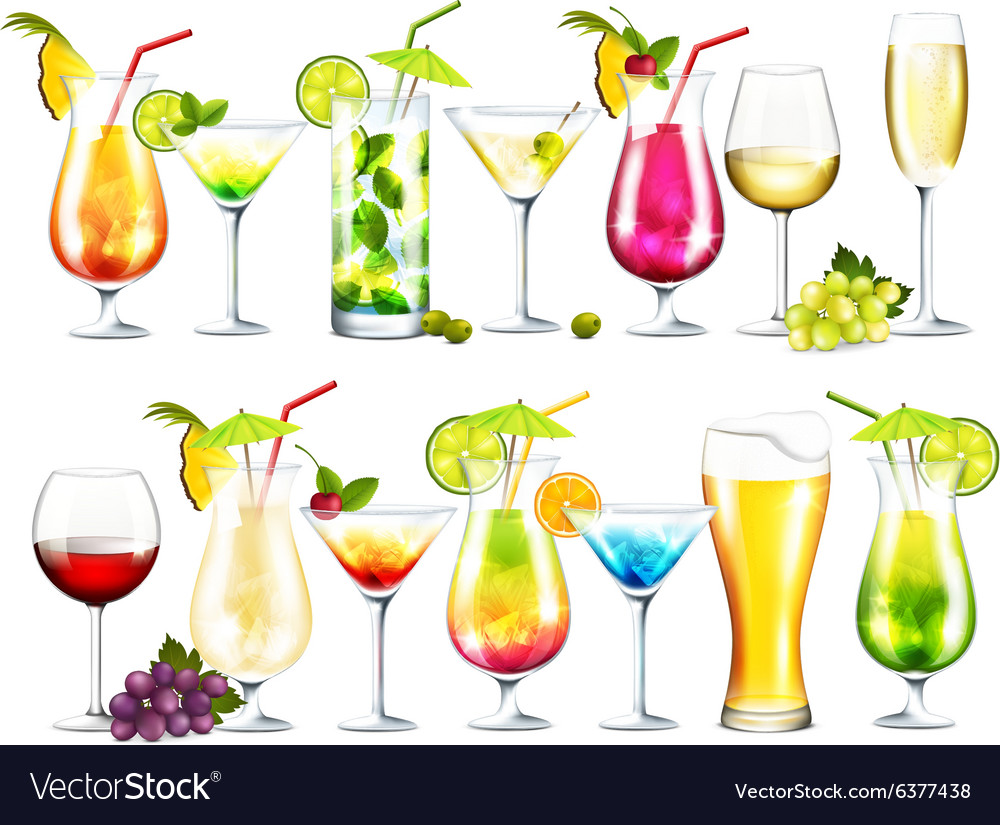 Drinks Royalty Free Vector Image - VectorStock