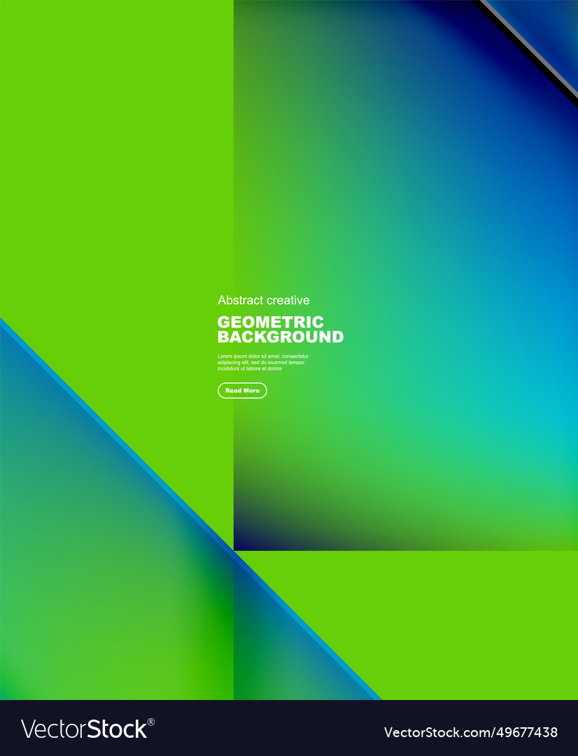 Gradient triangles abstract background Royalty Free Vector