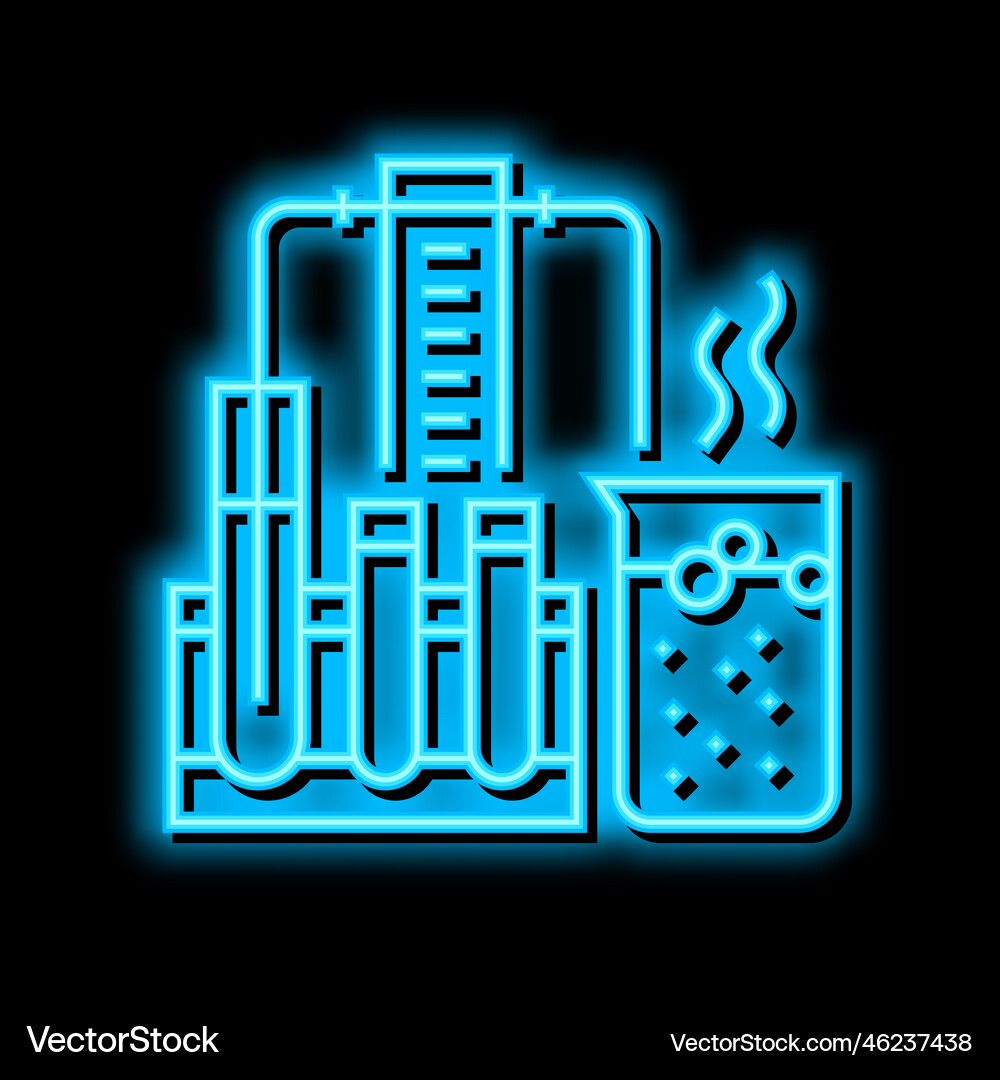 Science toys neon glow icon Royalty Free Vector Image