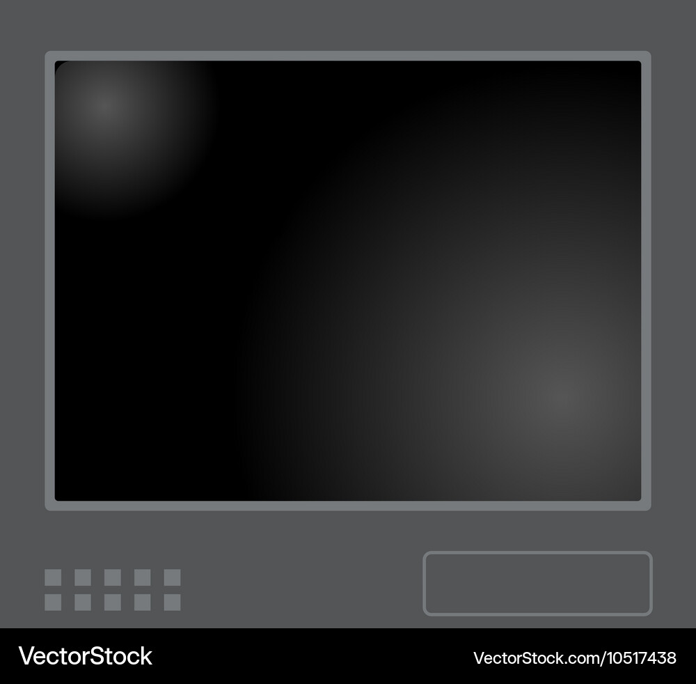 Tv screen Royalty Free Vector Image - VectorStock