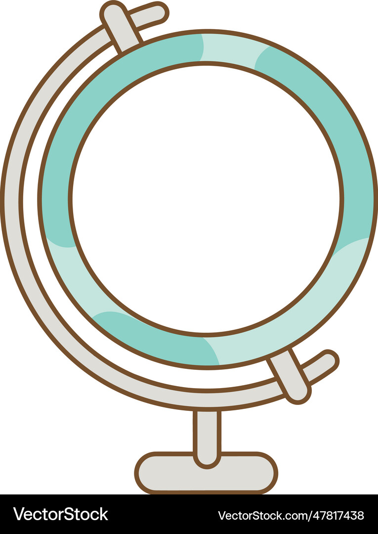 World globe frame Royalty Free Vector Image - VectorStock