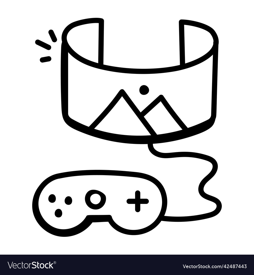 3d game Royalty Free Vector Image - VectorStock