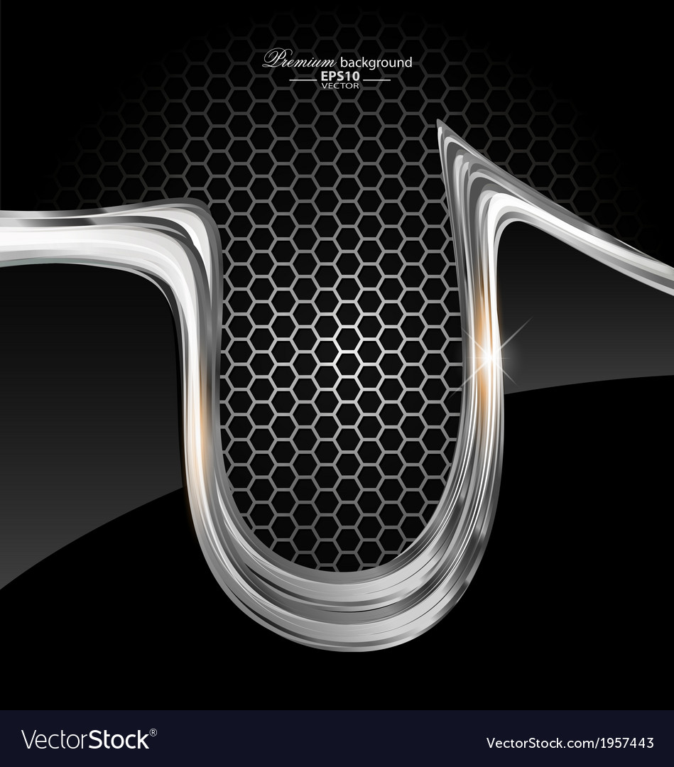 Abstract silver technology background Royalty Free Vector