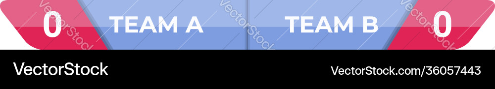 Team scoreboard icon cartoon style Royalty Free Vector Image