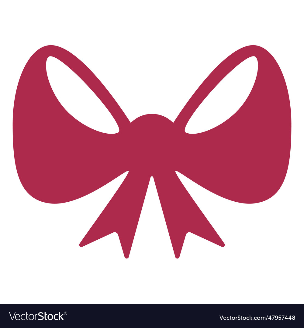 Bow tie icon bow tie Royalty Free Vector Image