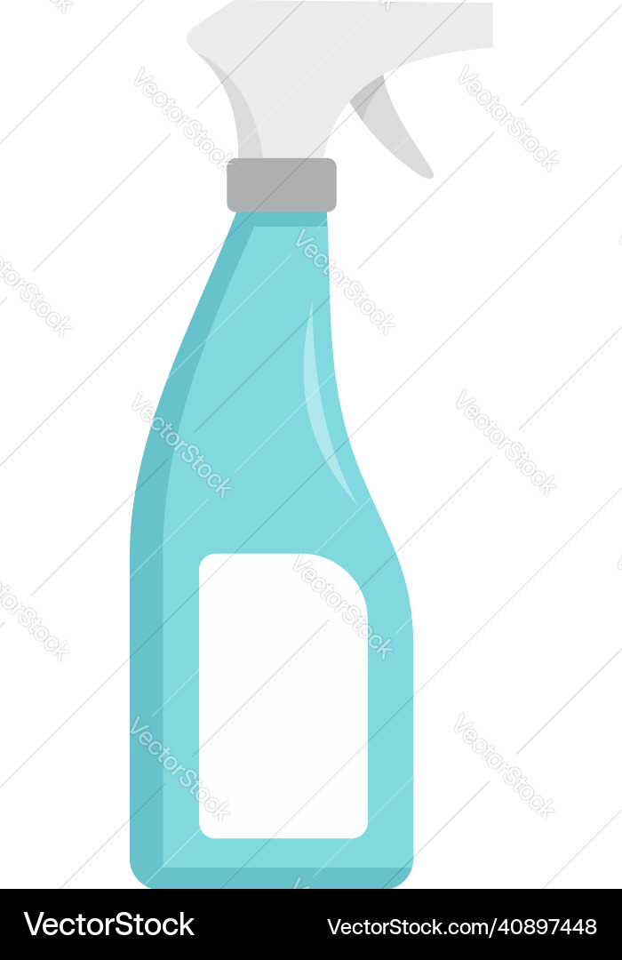 Room service spray cleaner icon flat isolated Vector Image